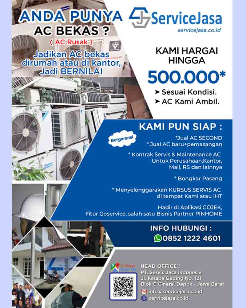 Service AC Terdekat Jabodetabek - Servicejasa